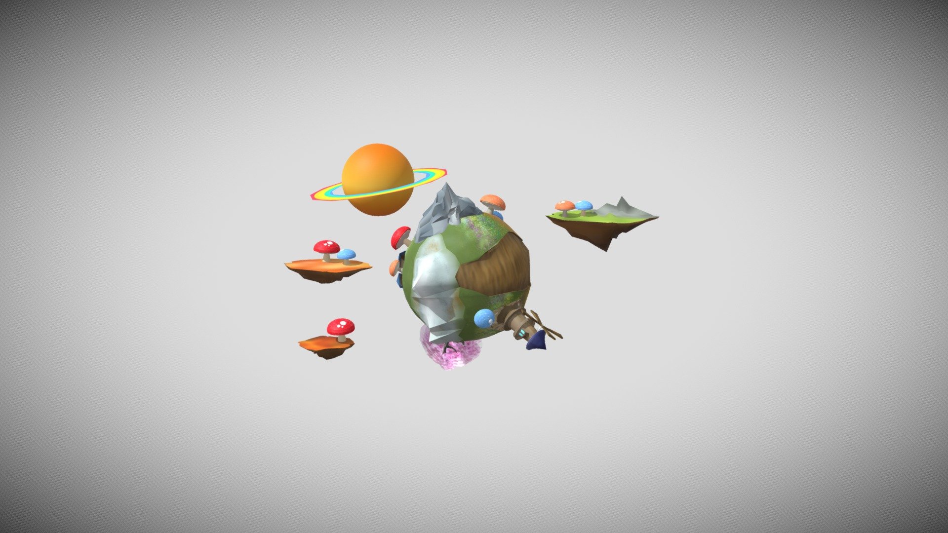 Magic World - 3D model by Genevieve Saunders (@Genevieve_Saunders ...