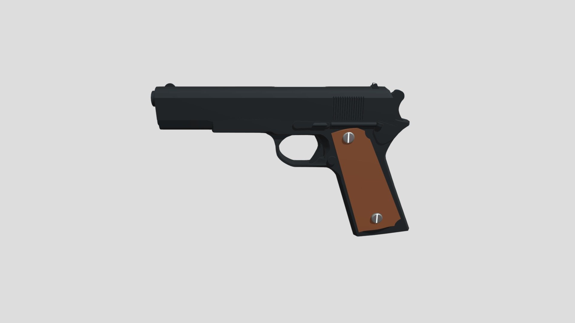 Colt 1911 - 3D model by CheesyMcBiscuit [21edd9b] - Sketchfab