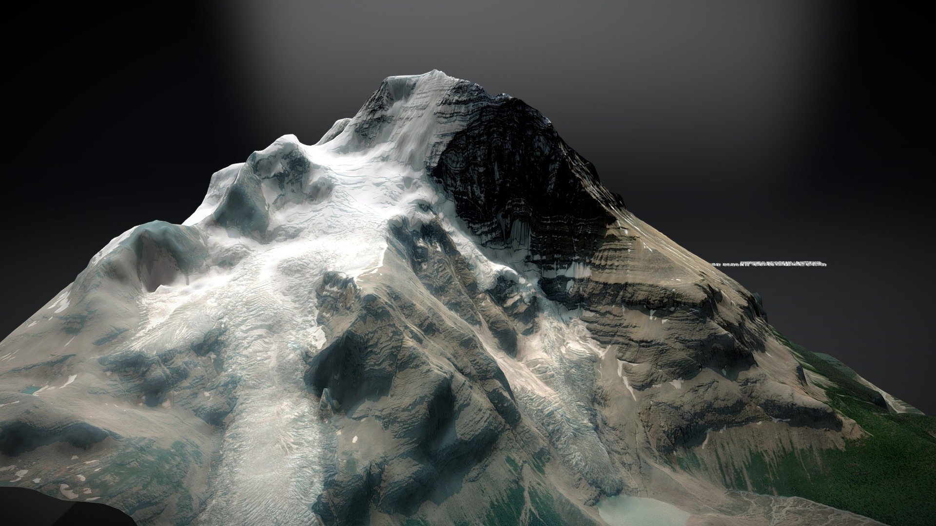 Mount Robson, Canada - Buy Royalty Free 3D model by Xavier Fischer ...