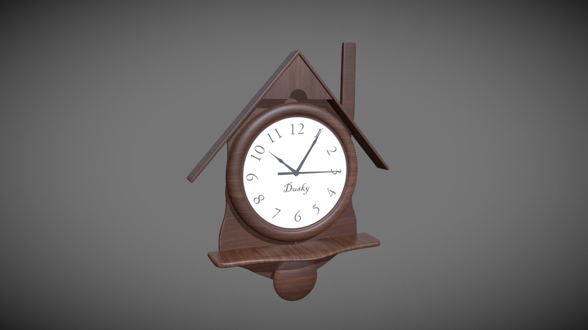 Antique Wall Clock - 3D model by Dusky50 [21ef245] - Sketchfab