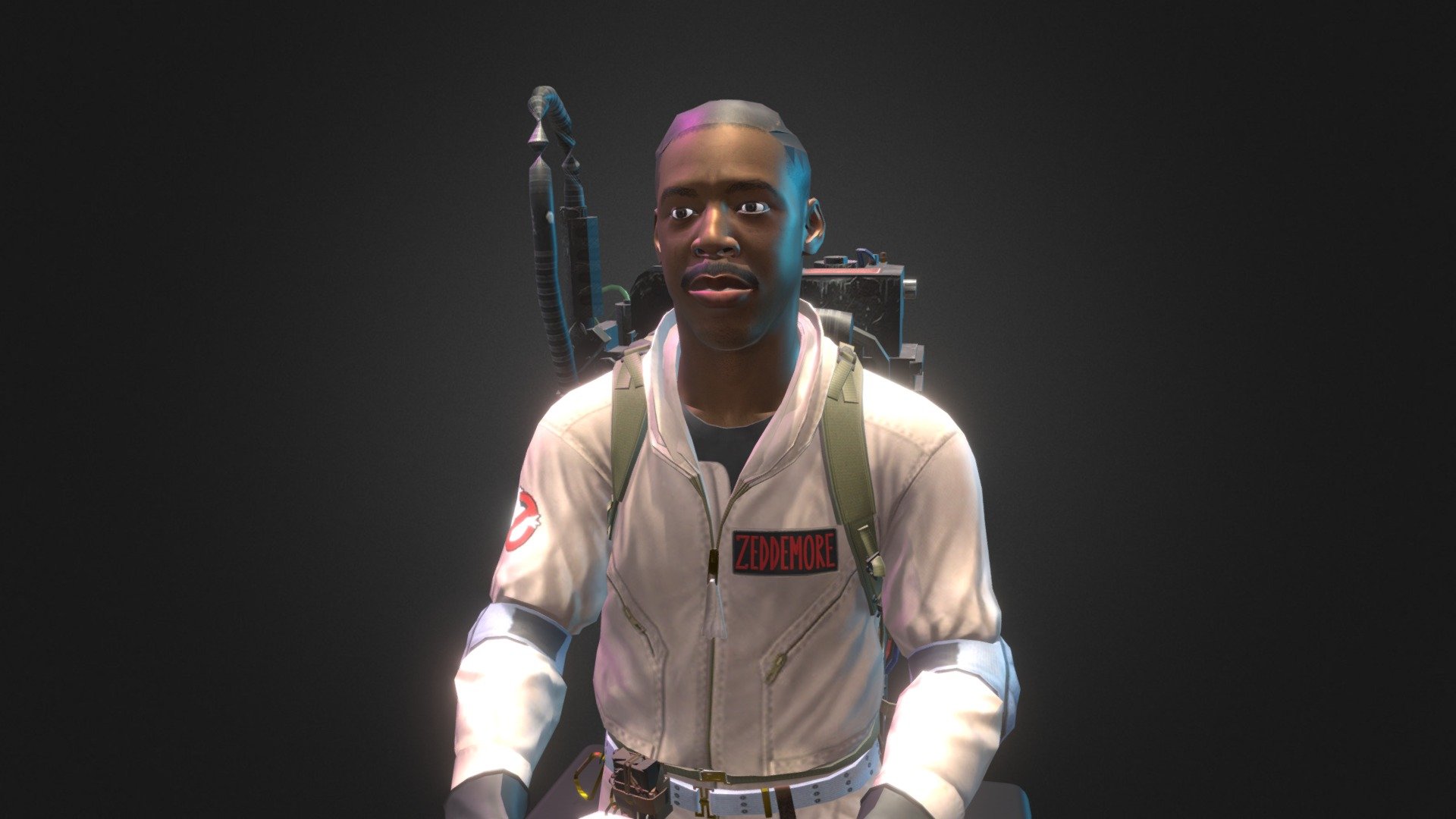 Ghostbusters - Winston Zeddemore - Download Free 3D model by ...
