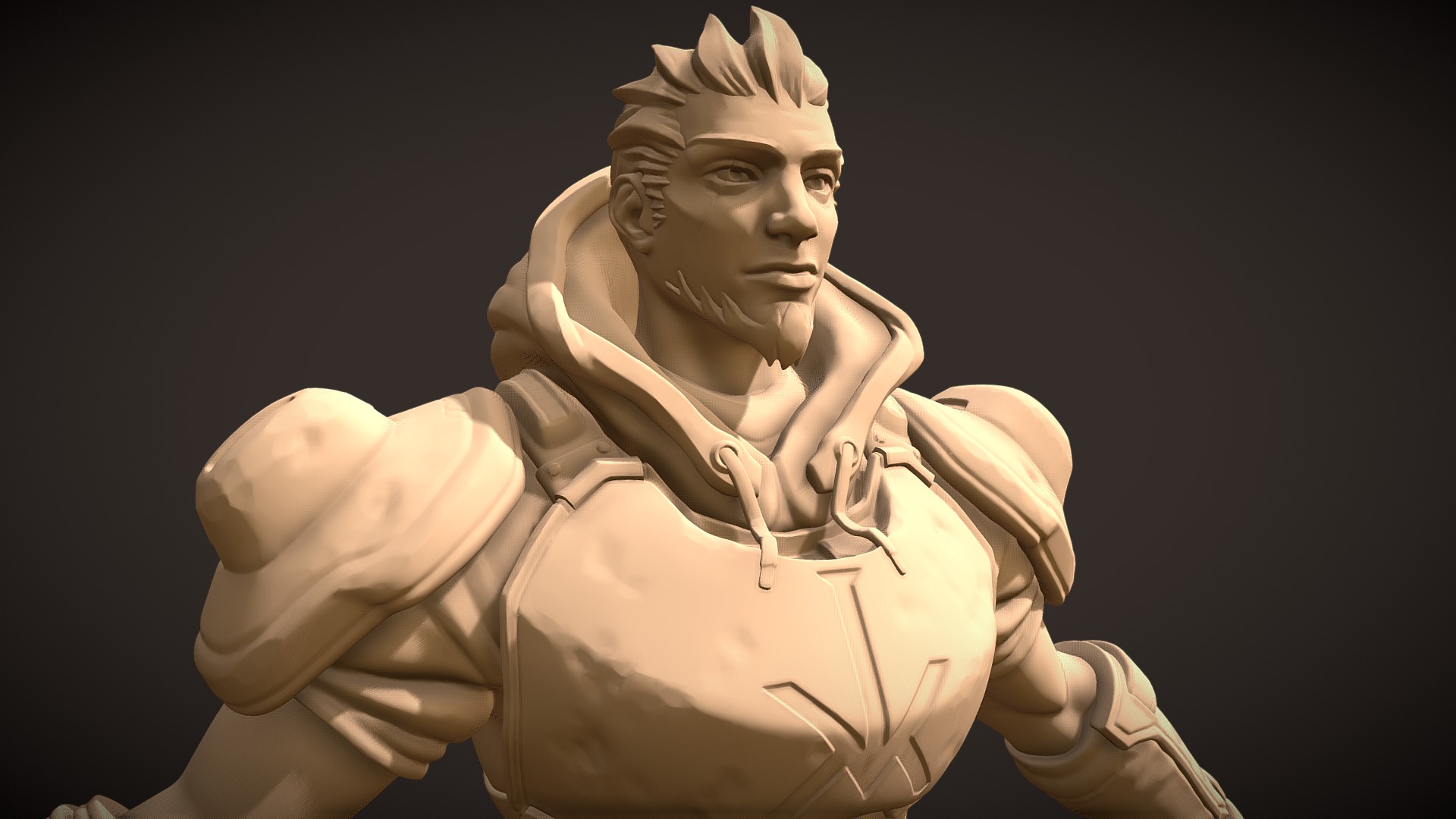 Ludevic - Overwatch Style Sculpt - 3D model by Mark Wilson ...
