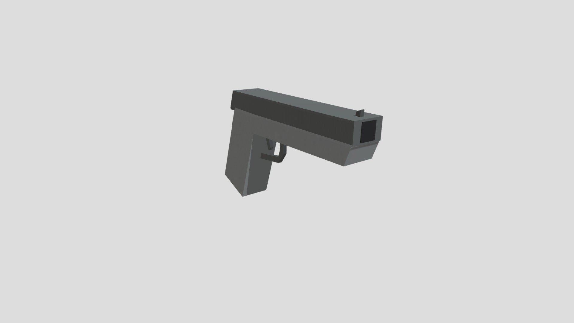 Blocky Pistol - Download Free 3D model by SÙJÖ (@Turbix) [21f2737 ...