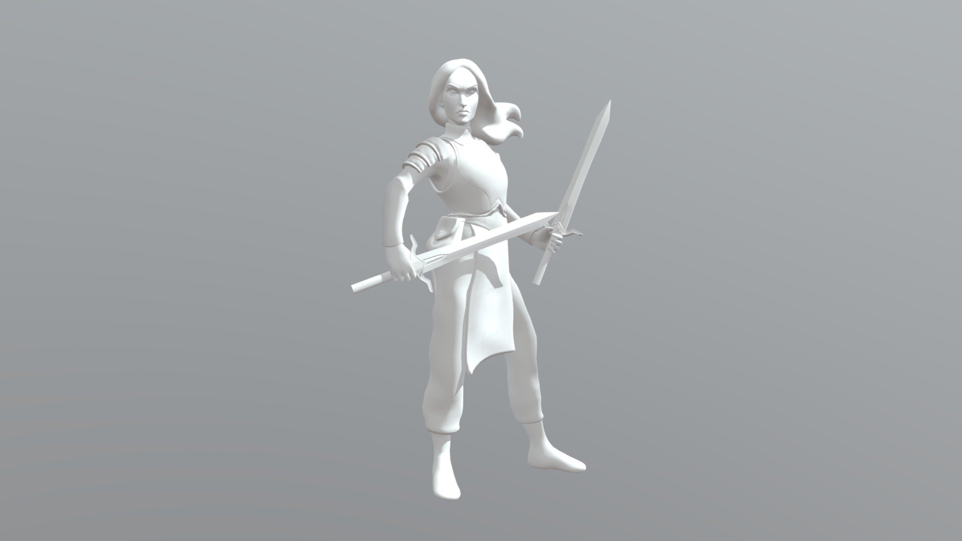 Knight Pose- Week 3 - 3D model by Kassandra.Sustaita [21f27d8] - Sketchfab