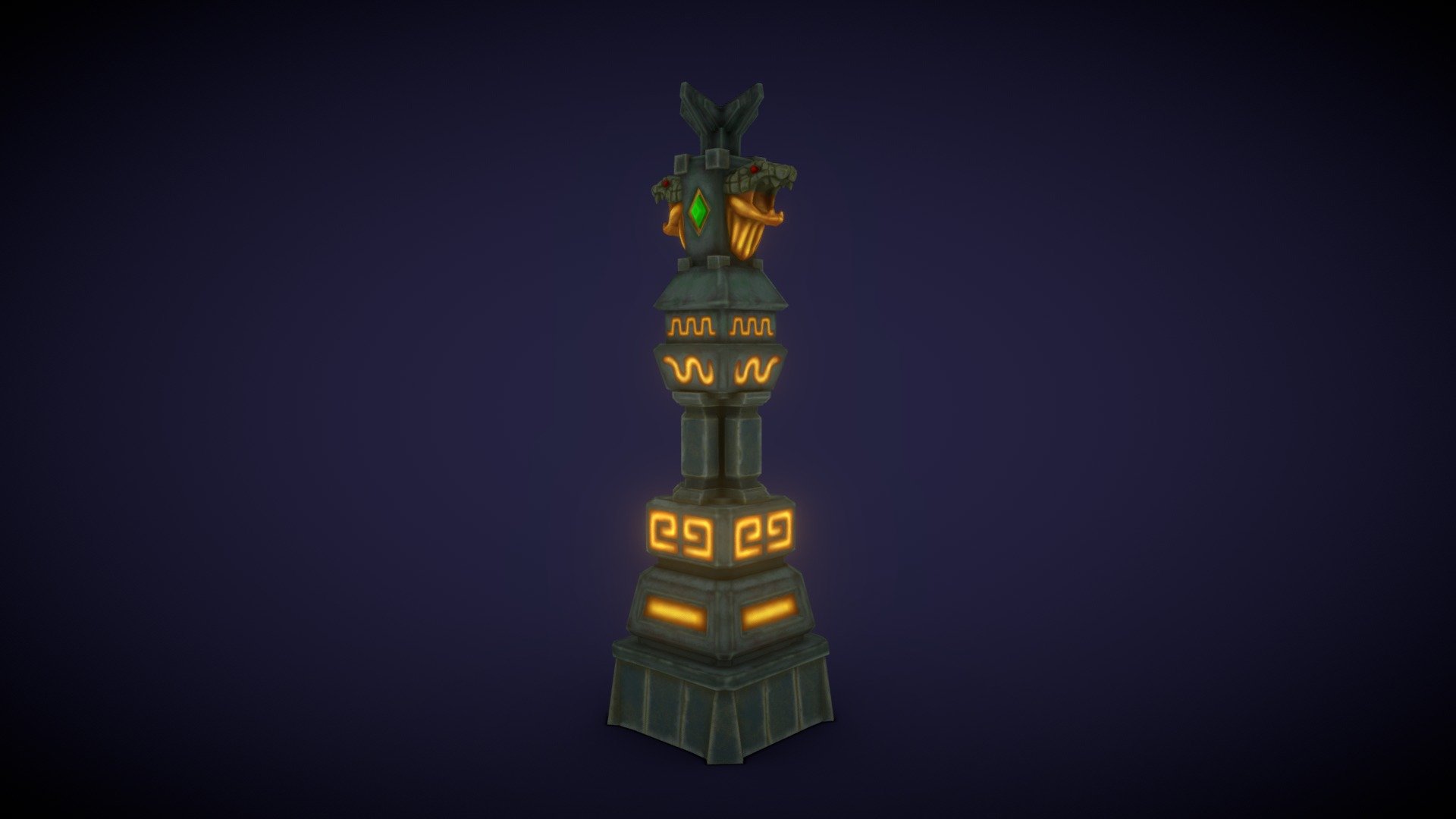 Totem - 3D model by andresfev15 [21f2ded] - Sketchfab