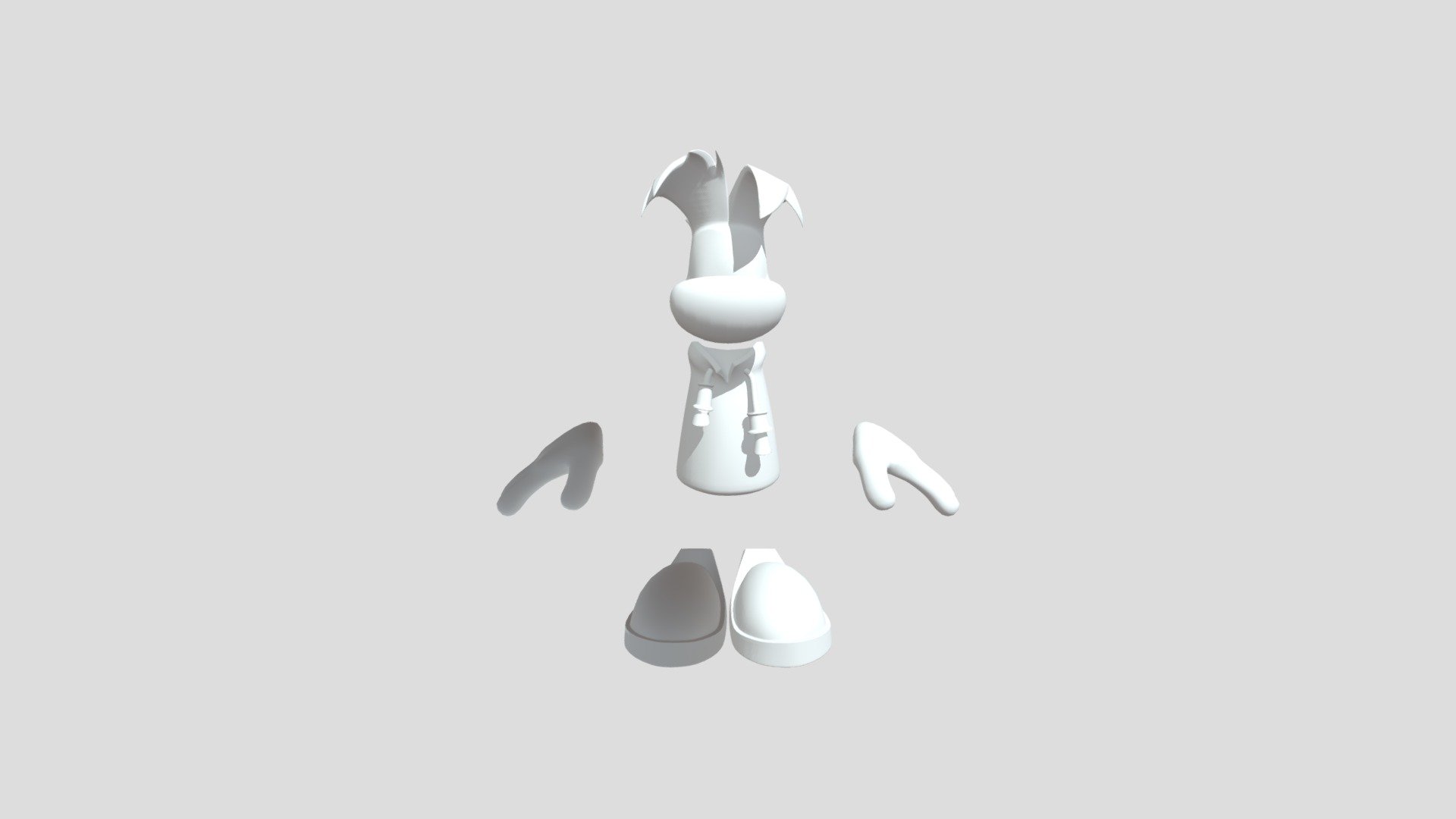 Rayman Retopology - Download Free 3D model by 20114800 [21f330f ...