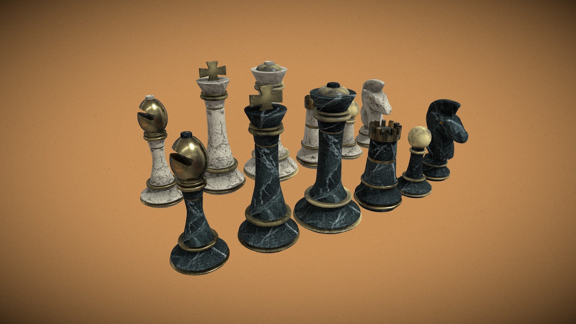 chess only - Download Free 3D model by Yic73499 [21f4d76] - Sketchfab