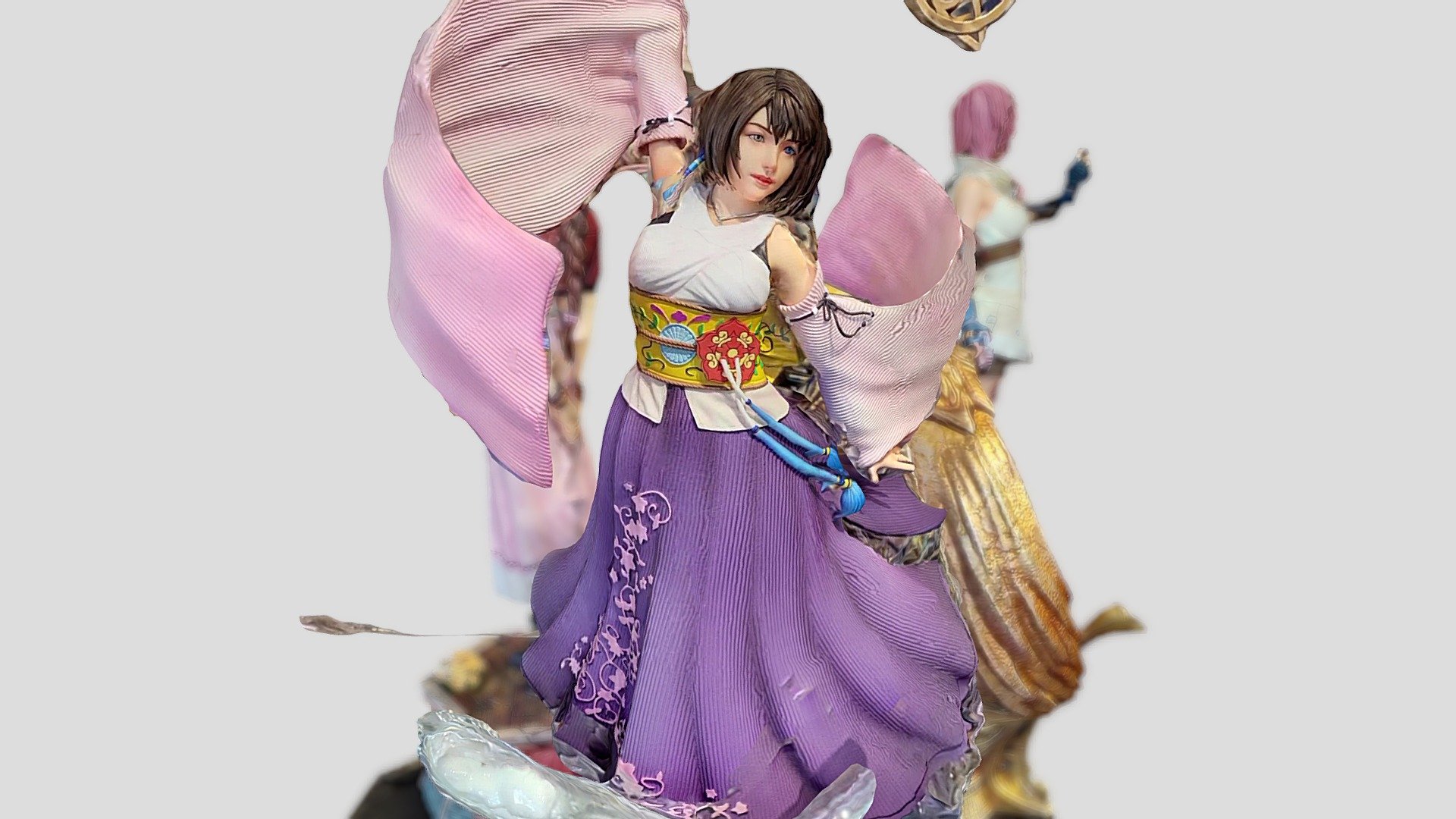 Yuna, Lightning, Aerith Statues - 3D model by stevencmutter [21f4fd2 ...
