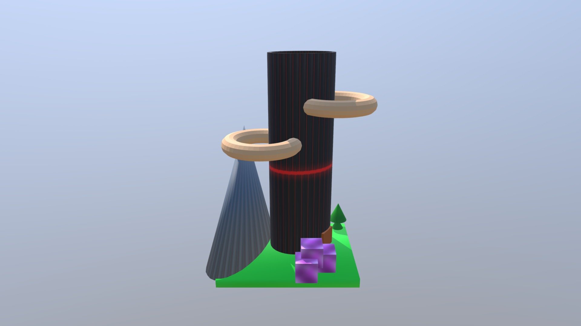 The Tower 4 - 3D model by VINCENTIUS DENNIS (@Gratein) [21f50cc ...