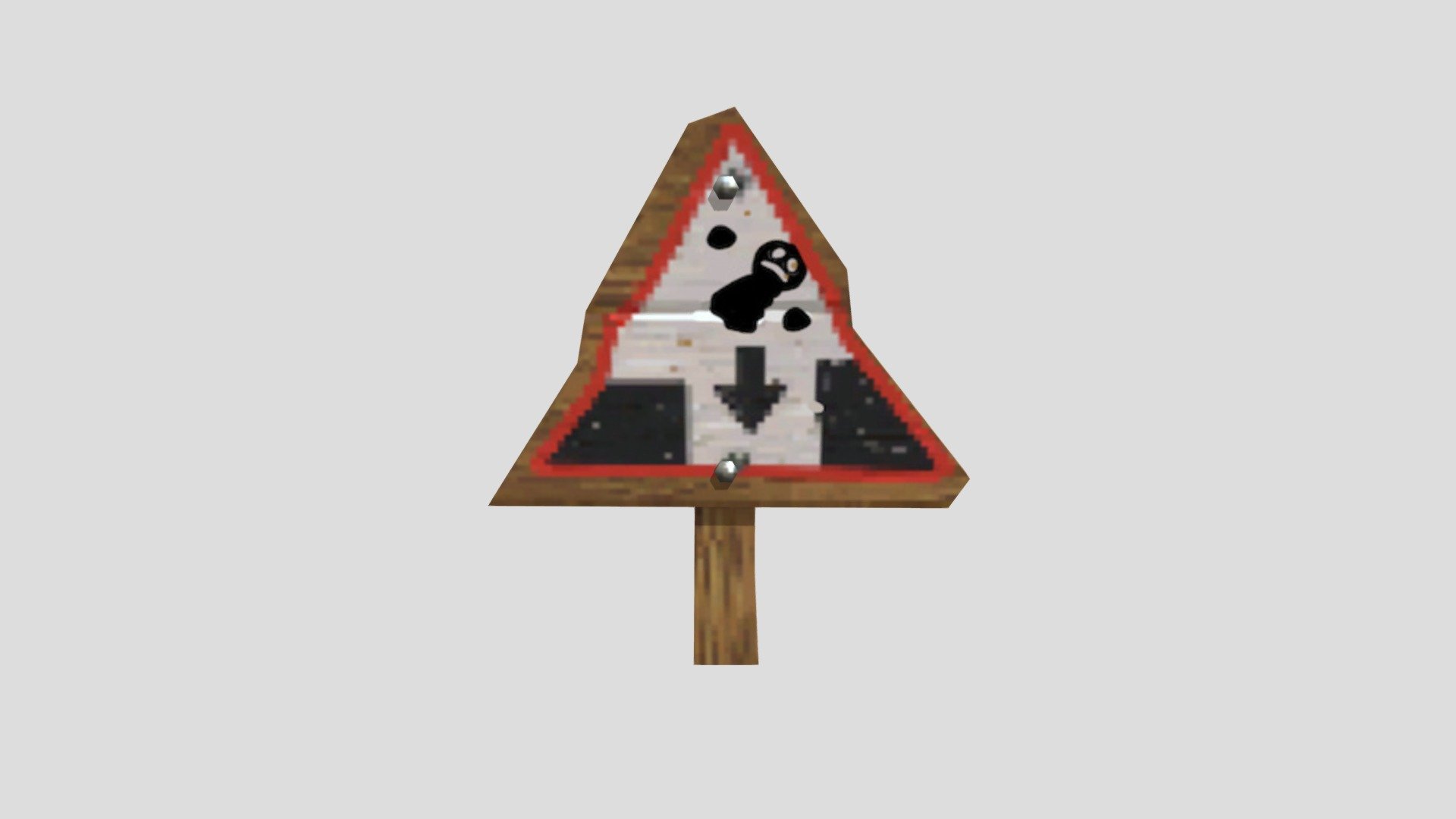 gorilla-tag-pit-fall-sign - 3D model by Monkeyjax [21f72cc] - Sketchfab