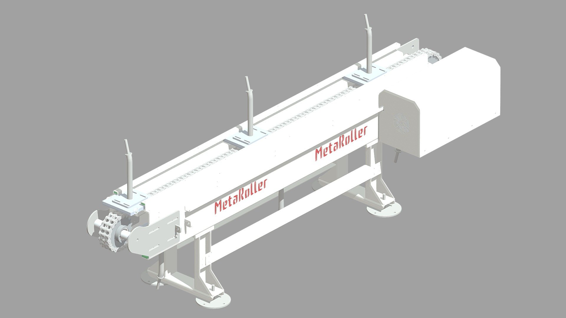 Indexed Fixture Conveyor - 3D model by Metaroller Conveyor Systems ...