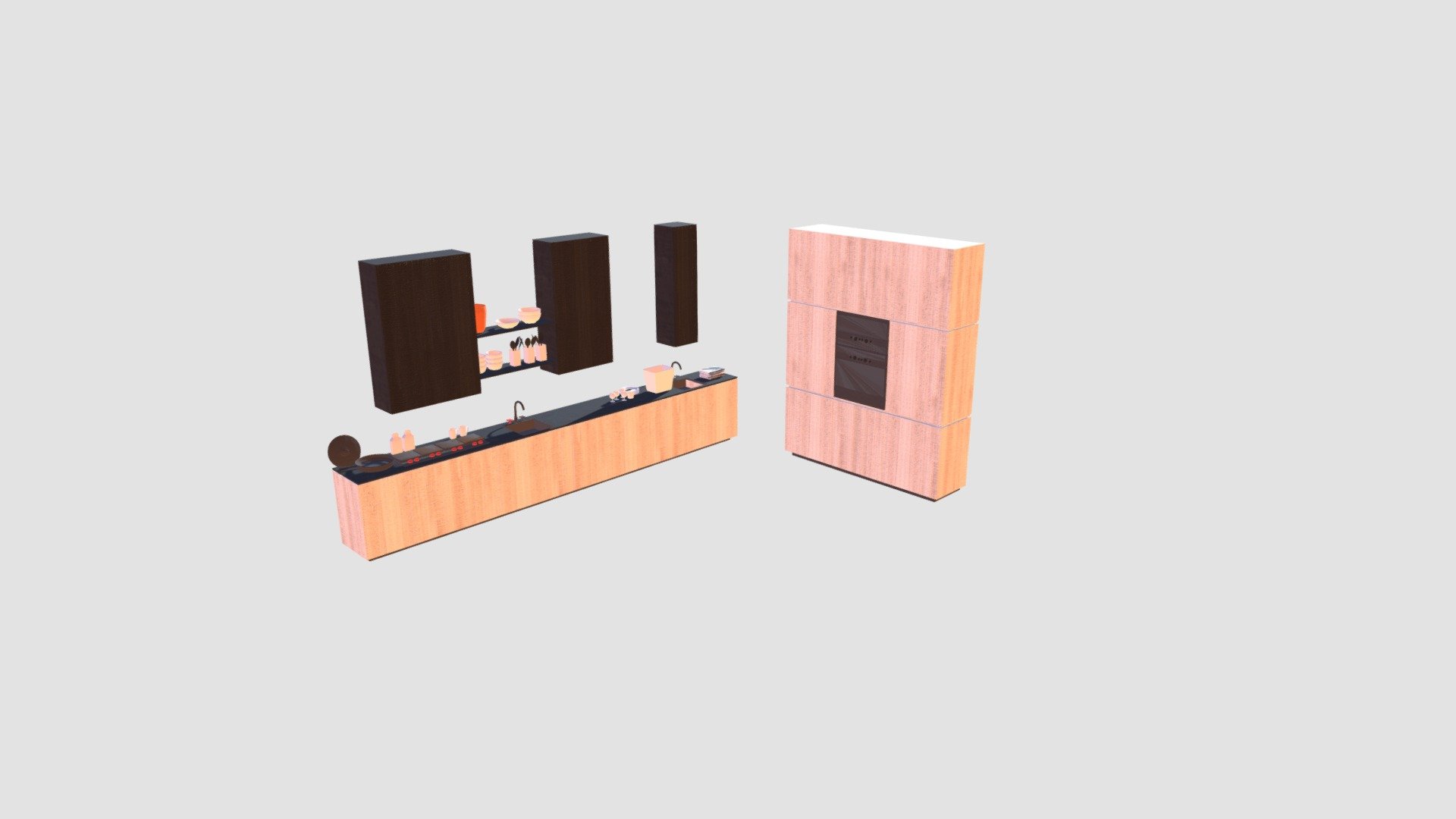 kitchen - Buy Royalty Free 3D model by Evermotion [21f84fd] - Sketchfab ...