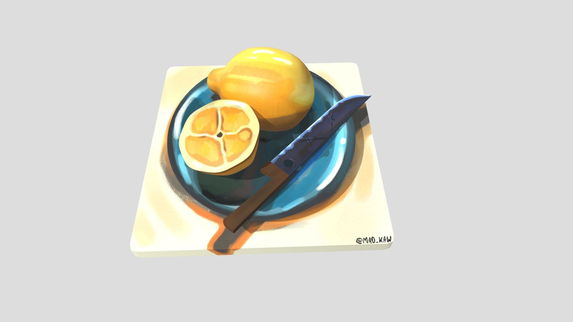 Lemons - 3D model by mao_kaw [21f8f51] - Sketchfab