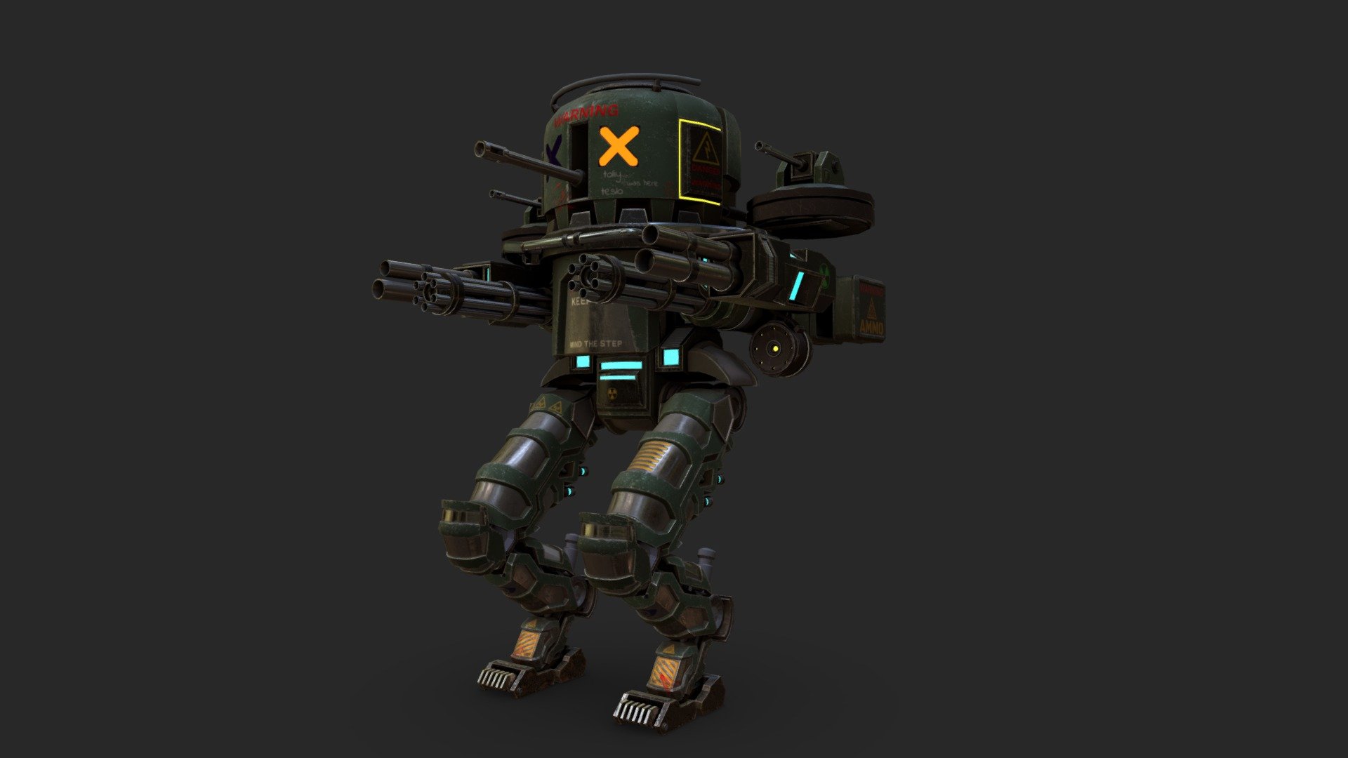 Robo-Mech - Download Free 3D model by Alexey (@toliyteslo) [21f9fb0 ...
