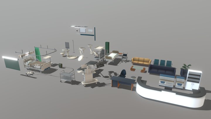 Reception 3D models - Sketchfab