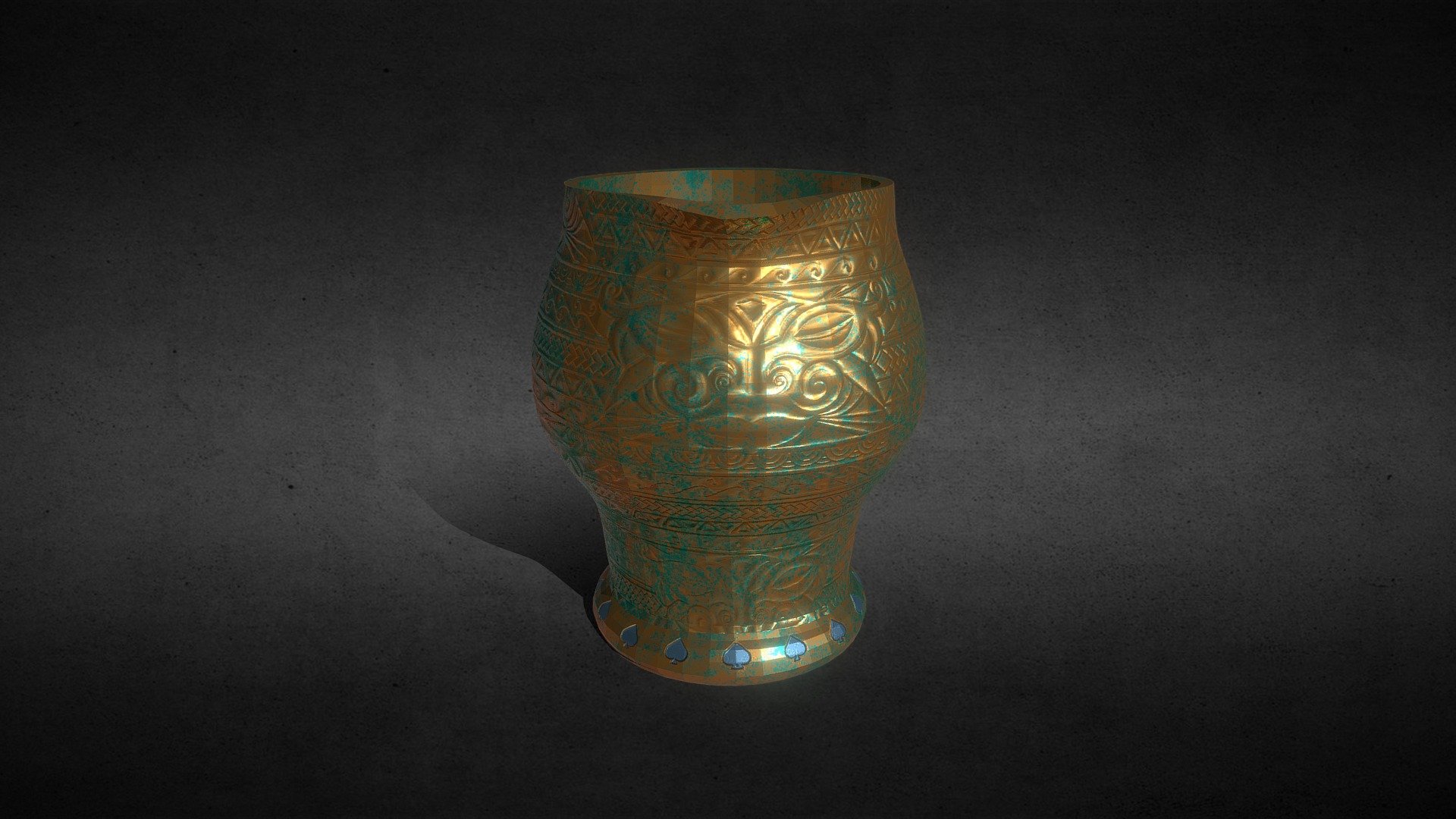 aztec gold jar - Buy Royalty Free 3D model by mikegarciadigitalart ...