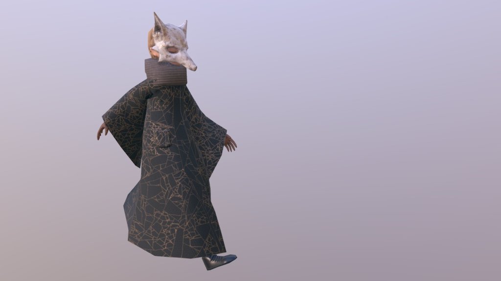 Guy in a Fox Mask - 3D model by Alexander Prokopchuk (@szxz) [21fda04 ...