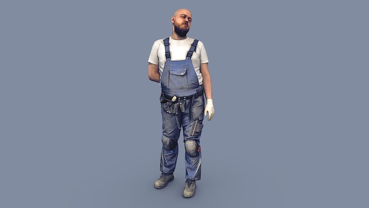 Coveralls 3D models - Sketchfab