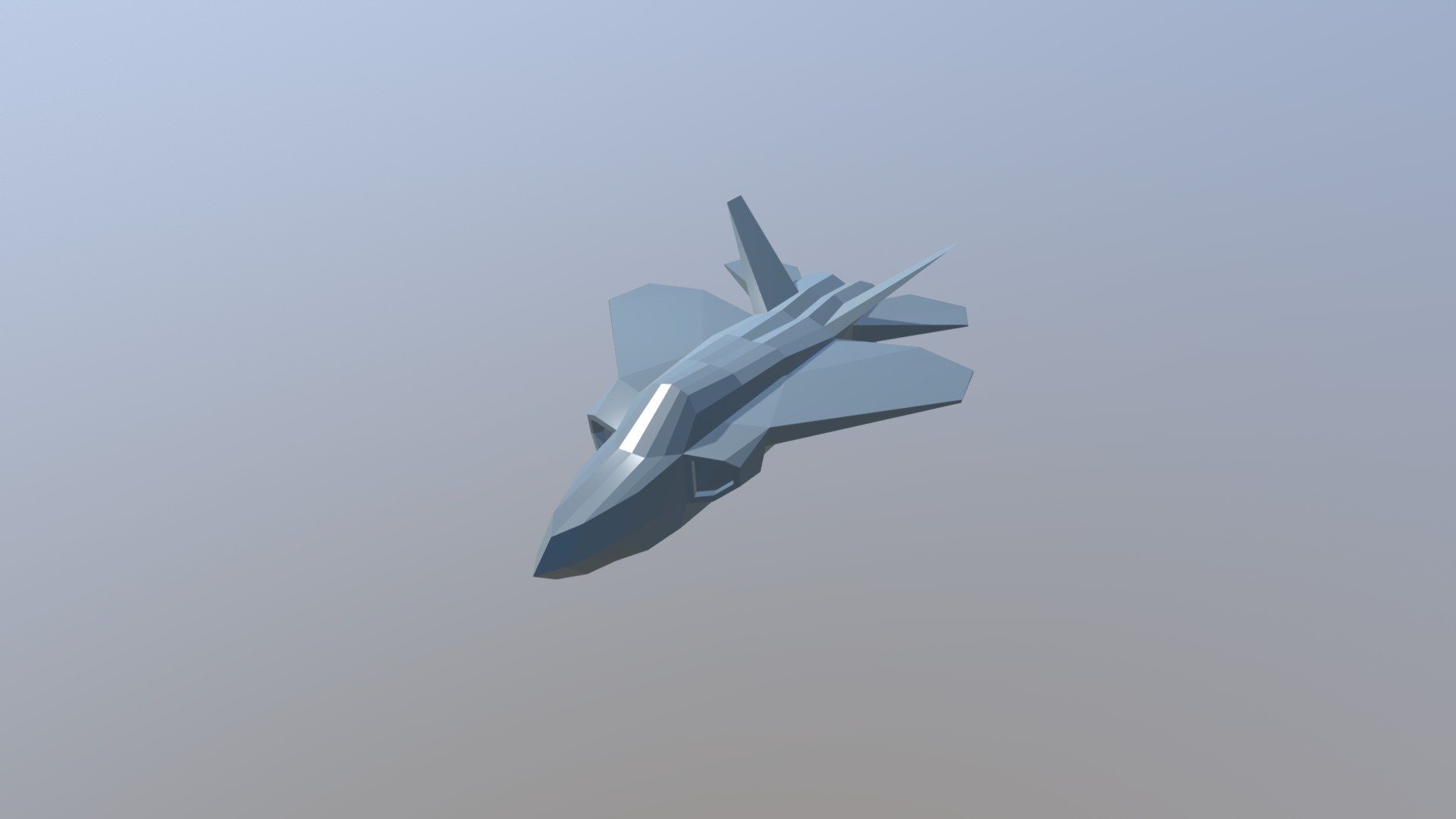 Fighter Jet - 3D model by PolyTechtonix [2201597] - Sketchfab