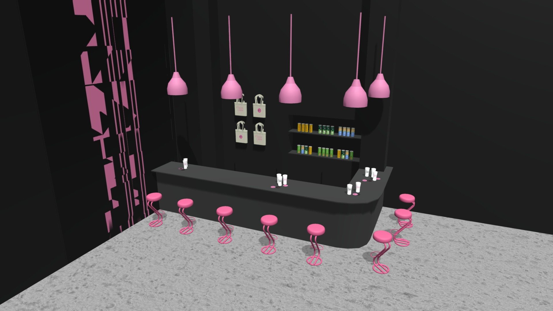 Beer&Cheers Stand - 3D model by angie.gc357 [2202b64] - Sketchfab