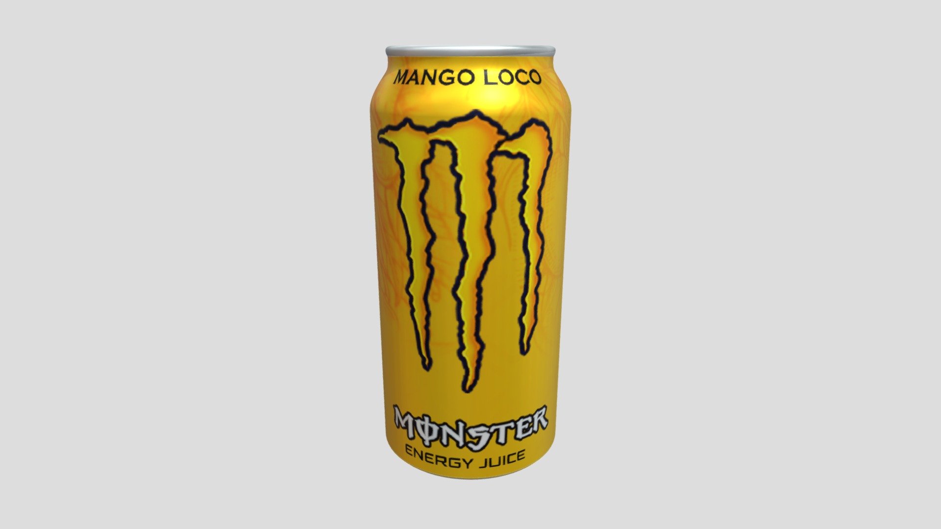 Monster Energy drink mango flavor - Download Free 3D model by ...