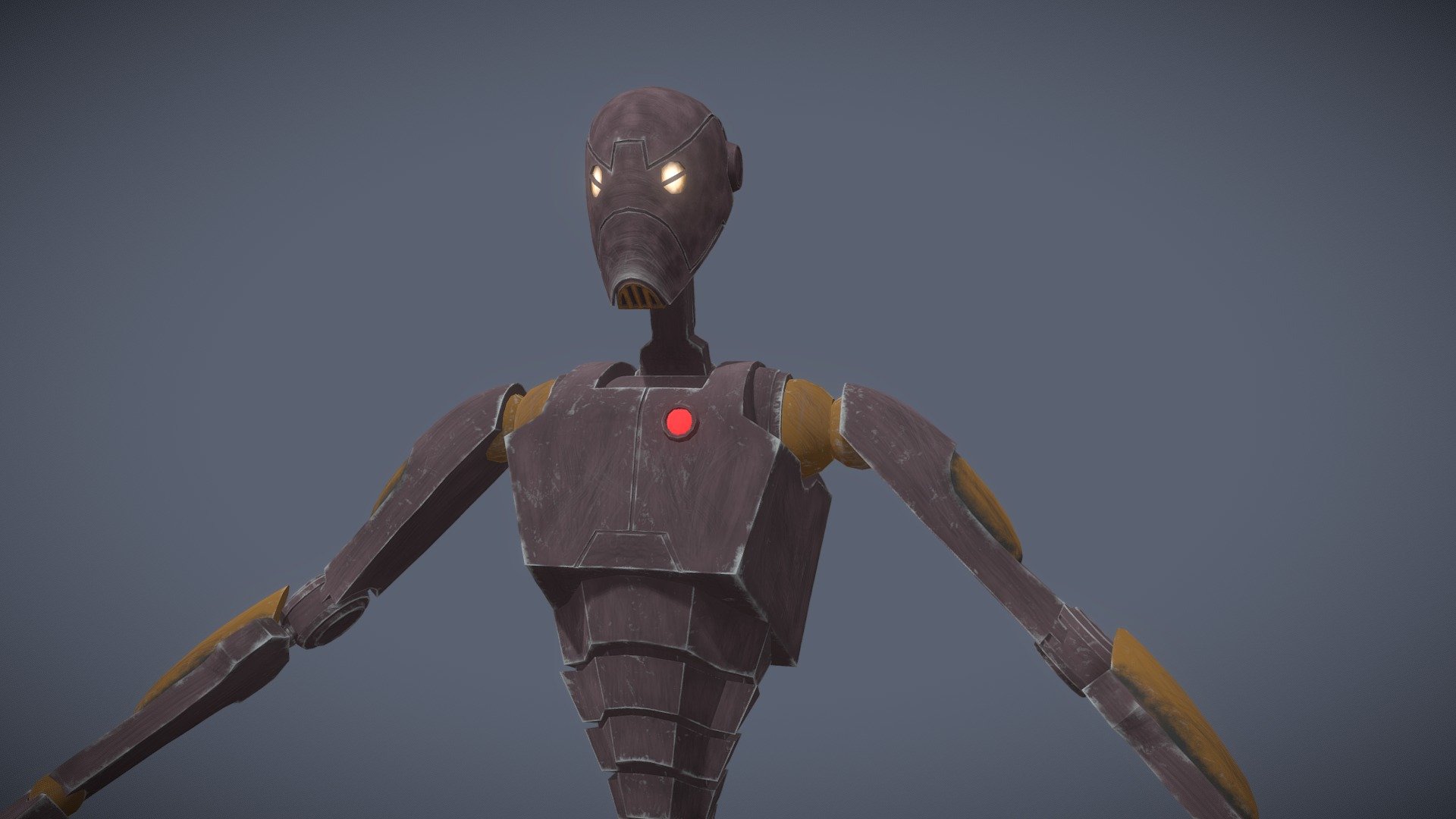 BX Commando Droid | Bad Batch fanart | Rig - 3D model by Eddie Roach ...