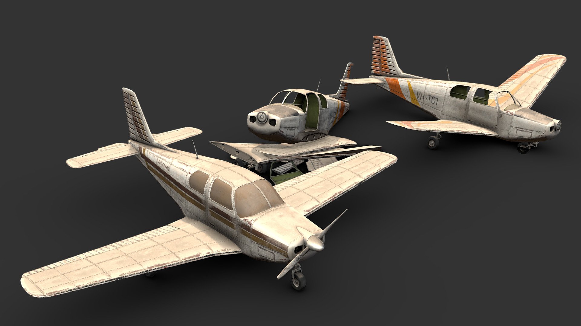 Junk Airplane - Buy Royalty Free 3D model by Renafox (@kryik1023 ...