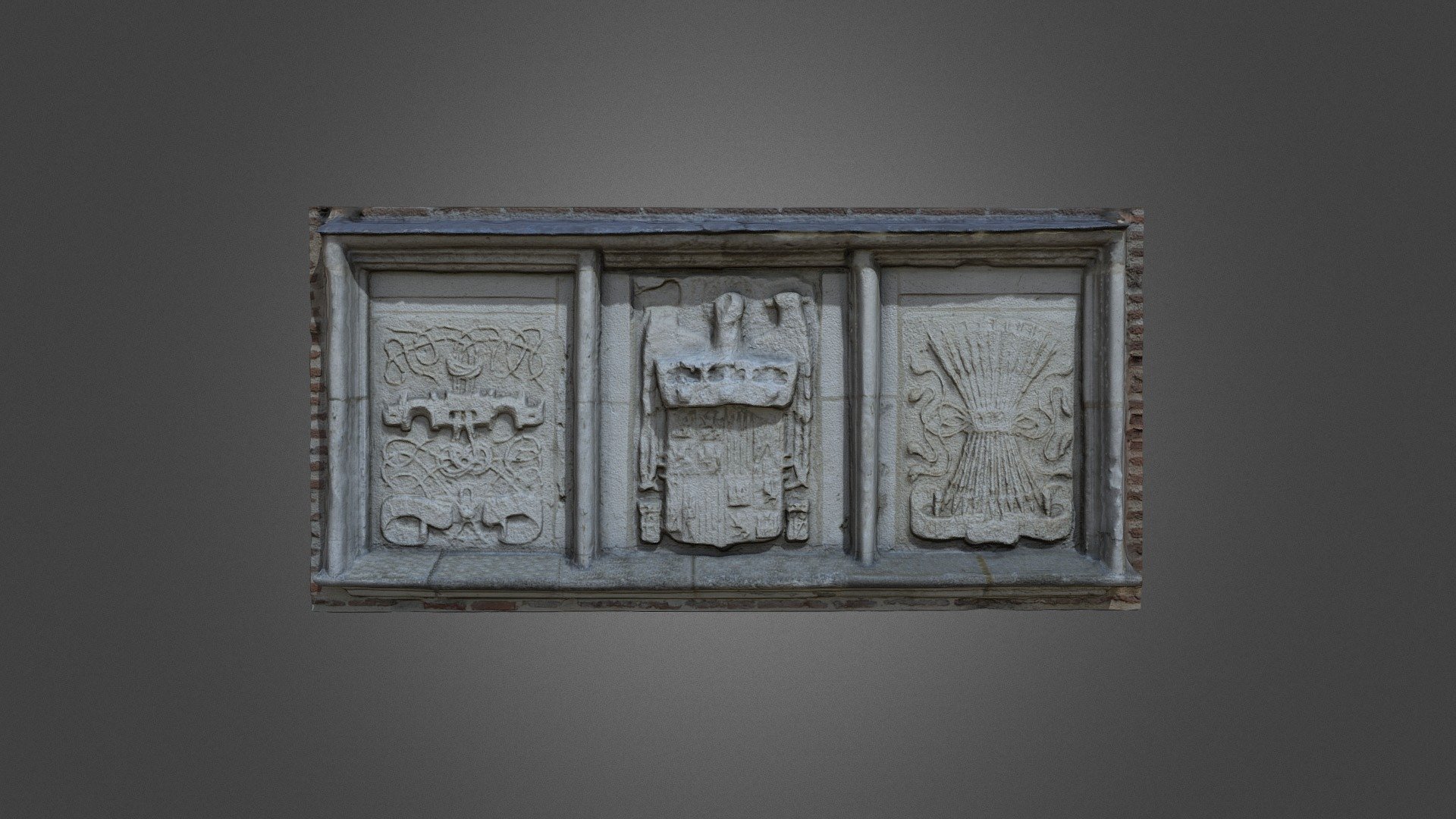 Insignias Reyes Católicos, Castillo de la Mota - 3D model by Héctor ...