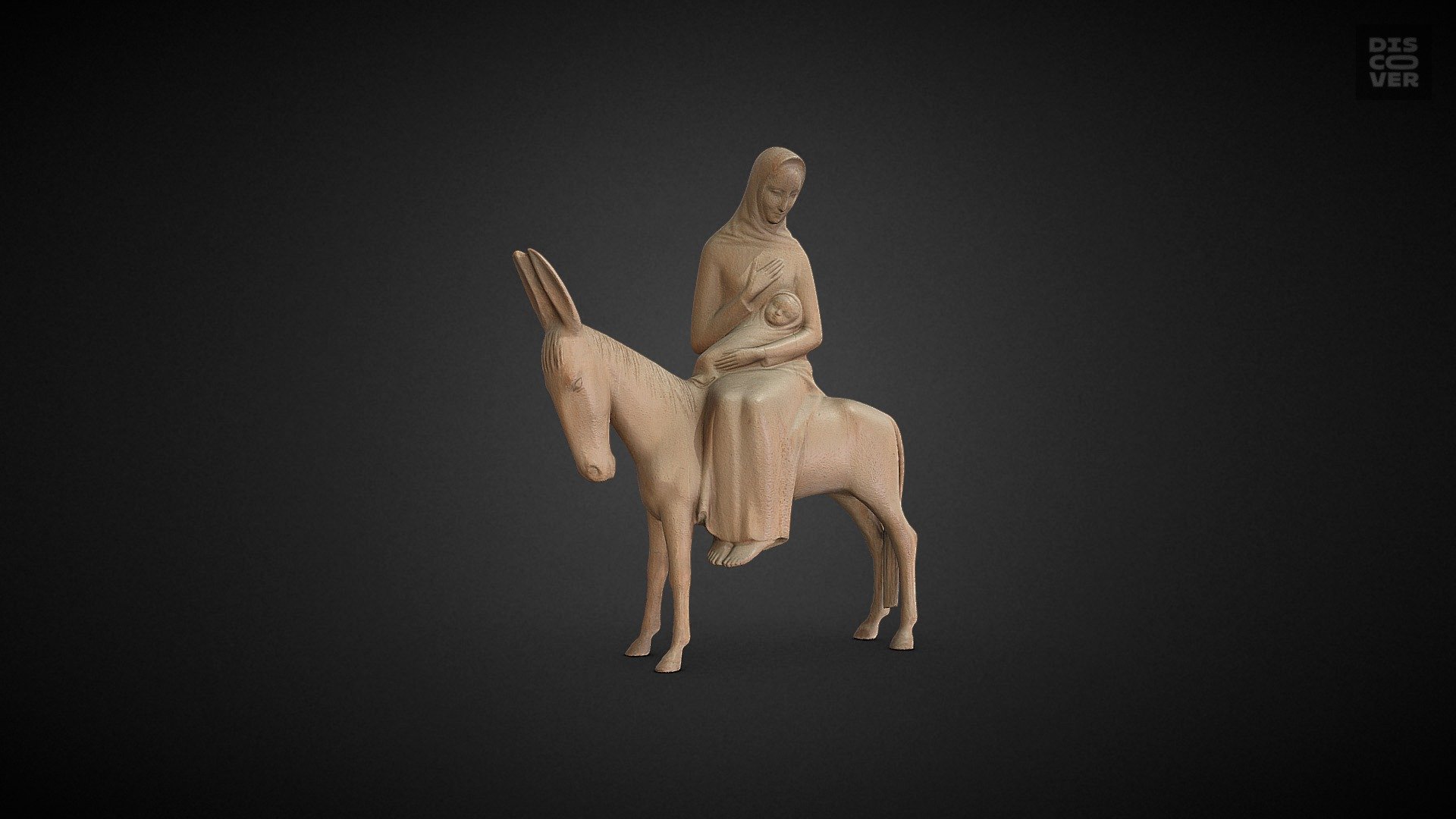 Втеча до Єгипту. 1953 - 3D model by eMuseum [220faaa] - Sketchfab