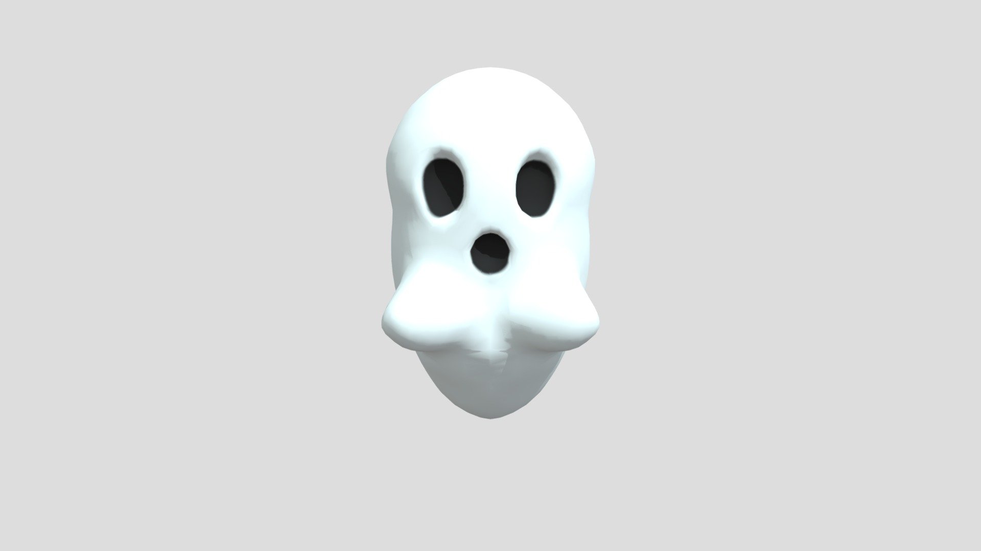 A Cute Little Ghost - 3D model by Salati_C [22117bd] - Sketchfab