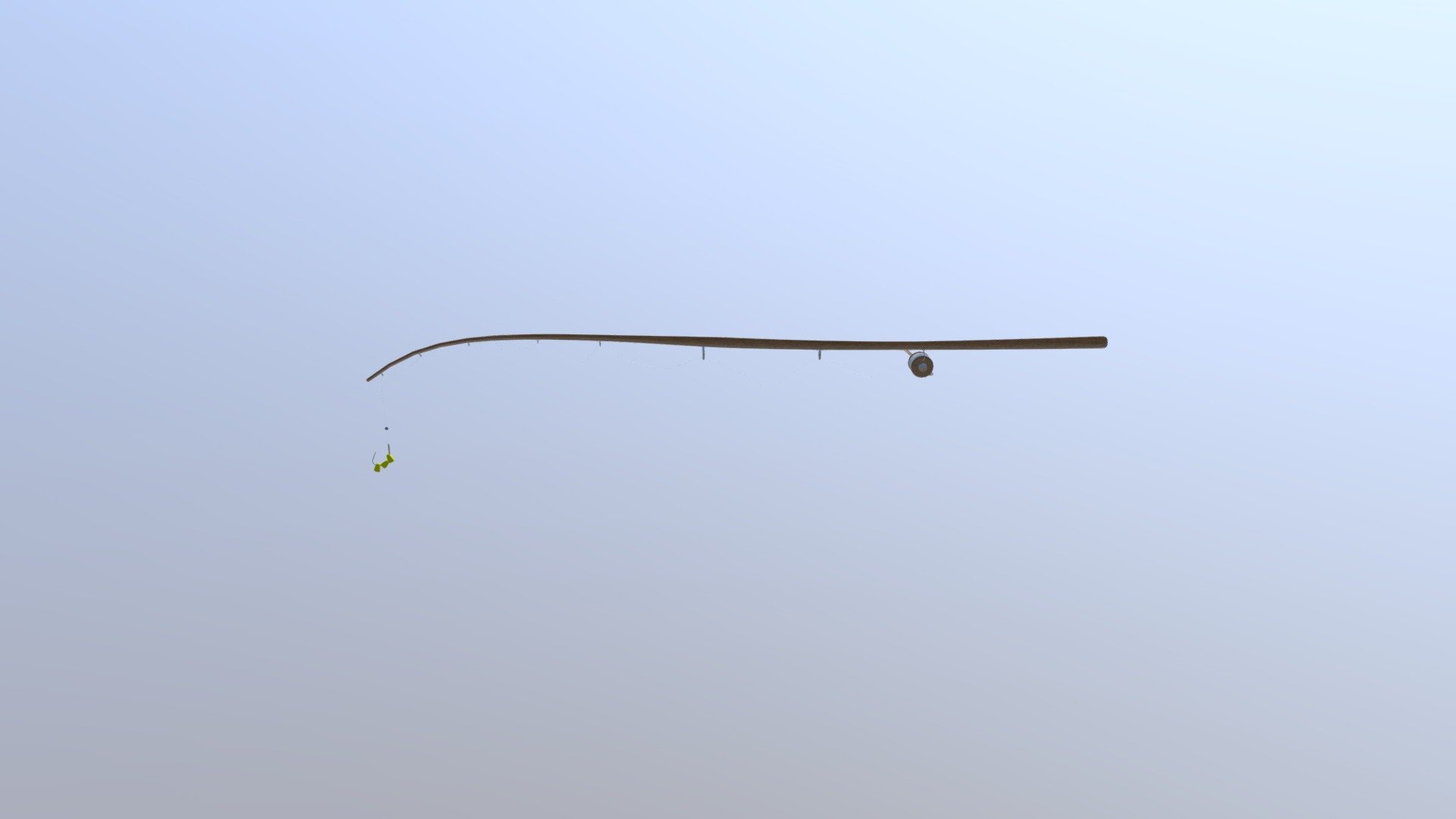 Old wooden fishing rod - Download Free 3D model by 20001341 [22122a4 ...