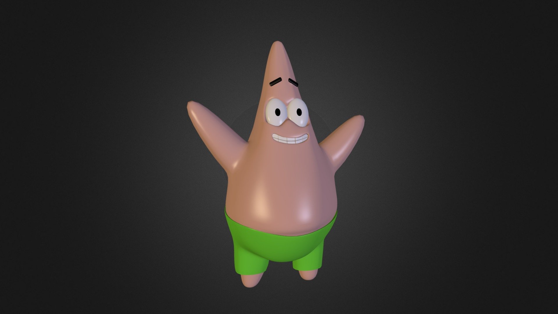 Patrick-Star - 3D model by philipschulze [2212768] - Sketchfab