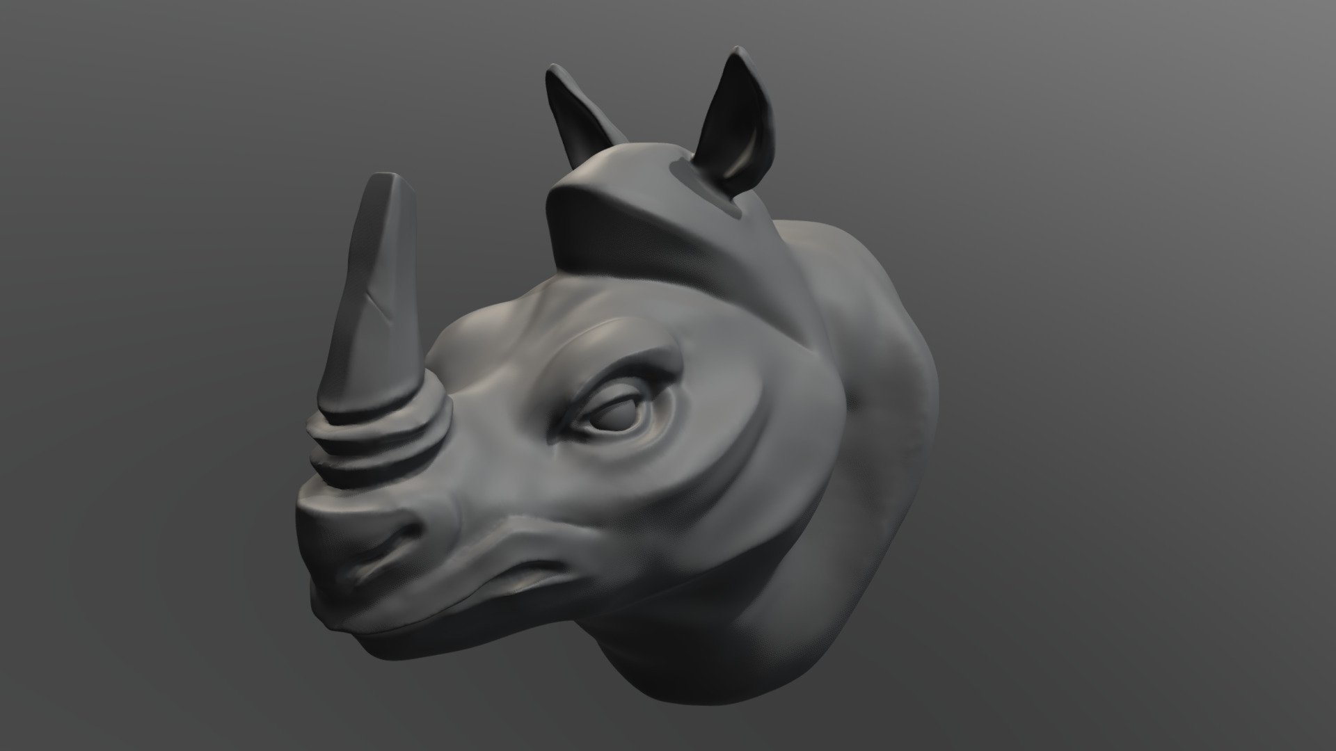 Rhinoceros - 3D model by Camille Bougeard (@cambd) [2213b9d] - Sketchfab