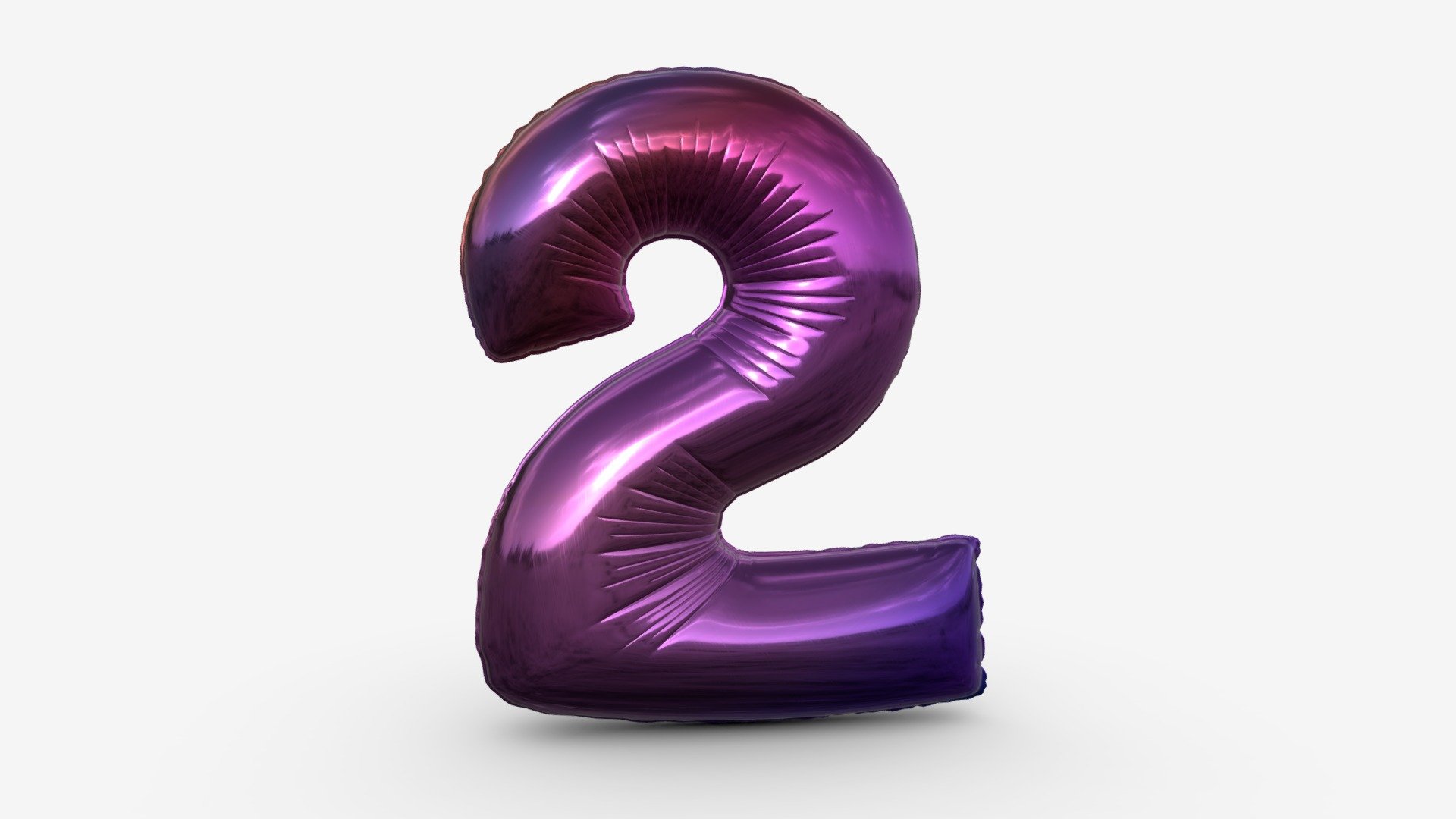 Foil balloon two - Buy Royalty Free 3D model by HQ3DMOD (@AivisAstics ...