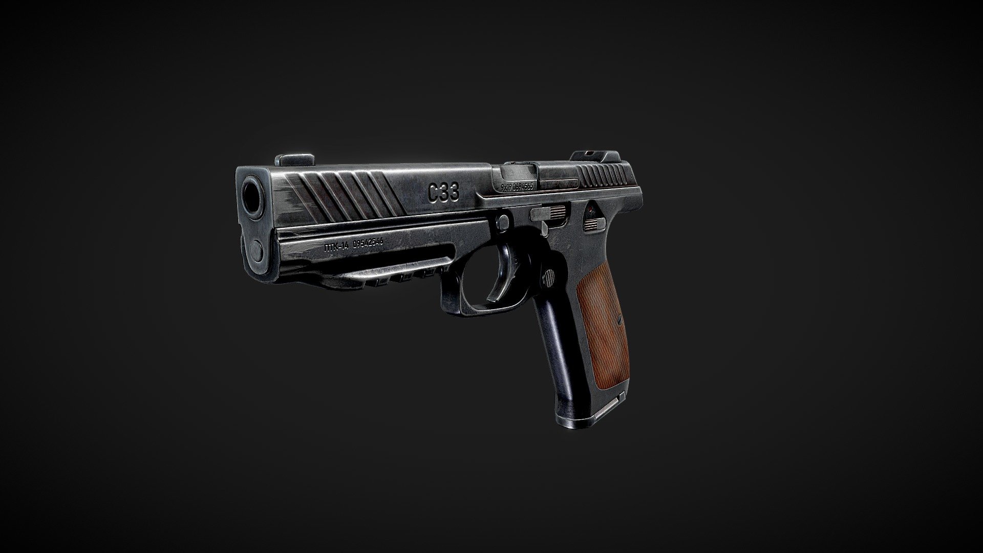PL 15 Pistol - 3D model by TurboSlowSSS [221795b] - Sketchfab