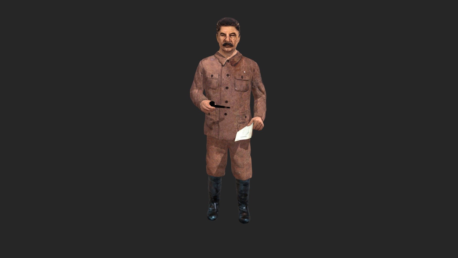 stalin - 3D model by Actionchannel [2219569] - Sketchfab