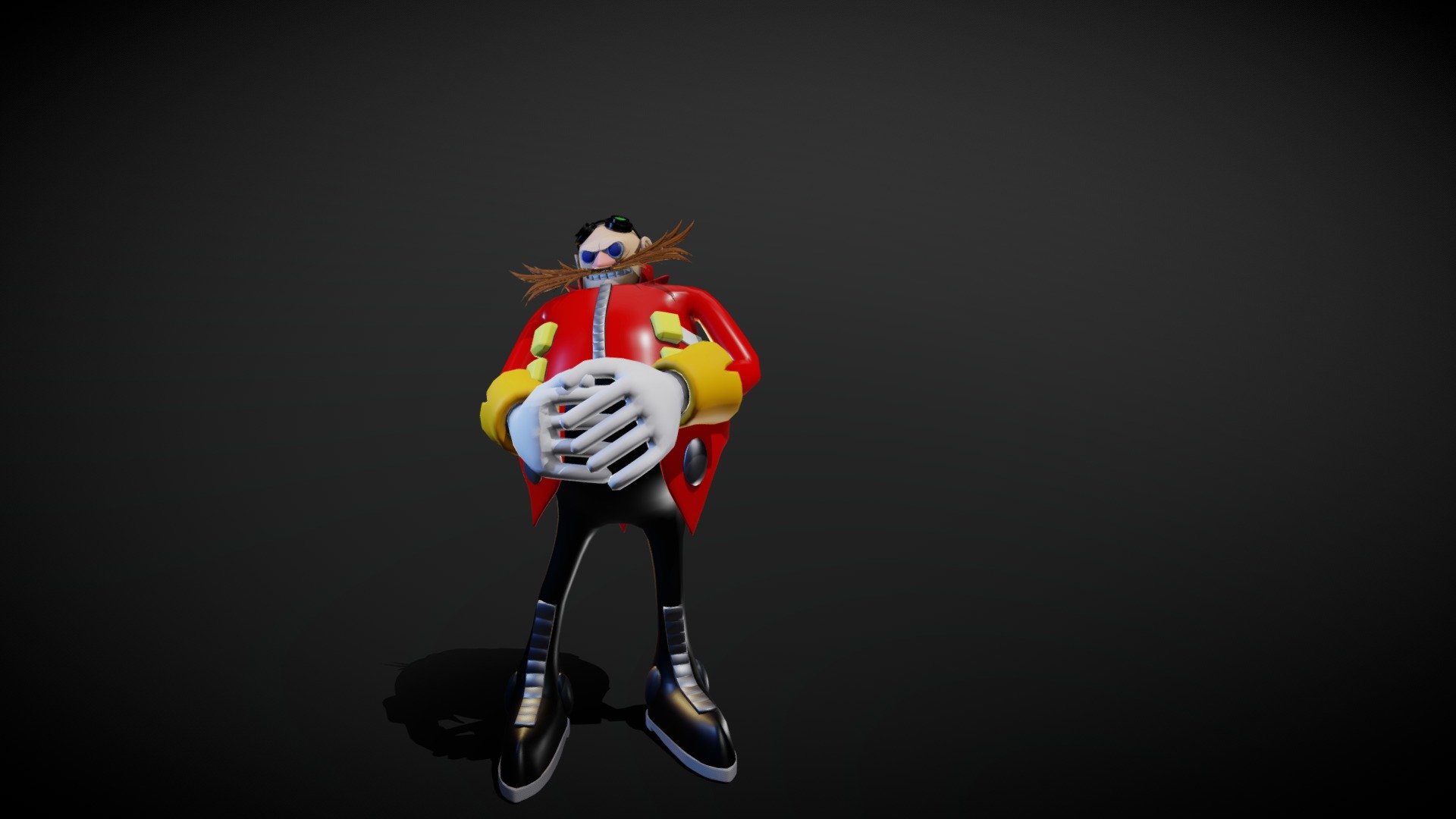 Eggman Listening To Music - 3D model by StarRouge [221ba0d] - Sketchfab