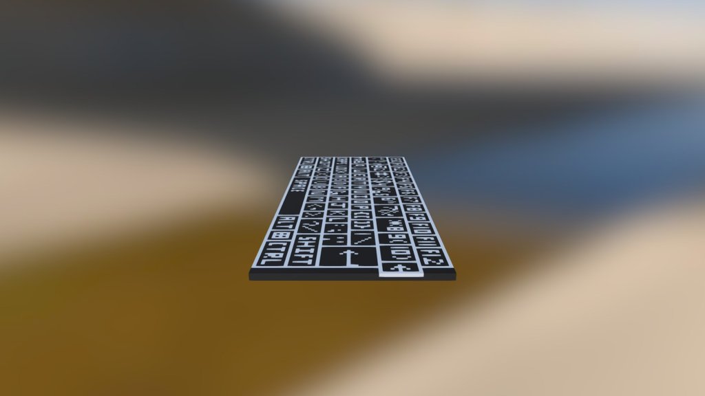 New Keyboard - 3D model by addyg (@addya) [221be84] - Sketchfab