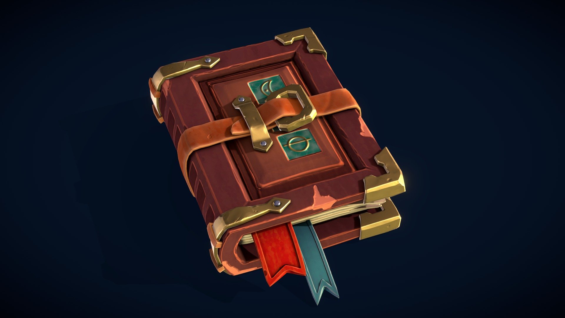 Magic Spellbook - 3D model by Rik De Keersmaeker (@rdkeersm) [221c0ac ...