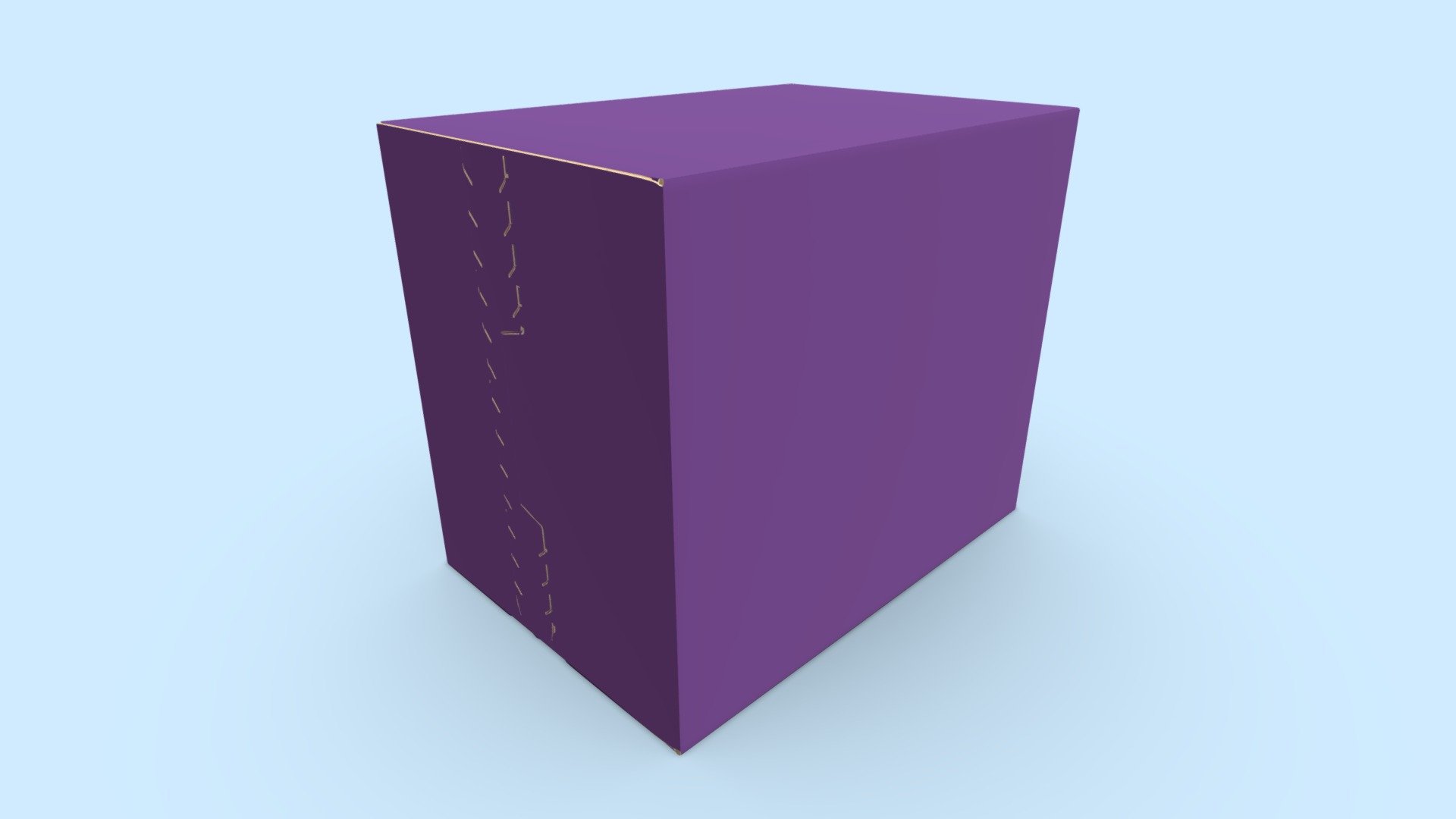 Cardboard box - 3D model by infokaro [221dd7d] - Sketchfab