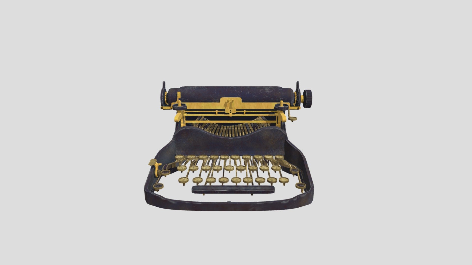 Typewriter_Final3 - 3D model by ty_gamedev [221f100] - Sketchfab