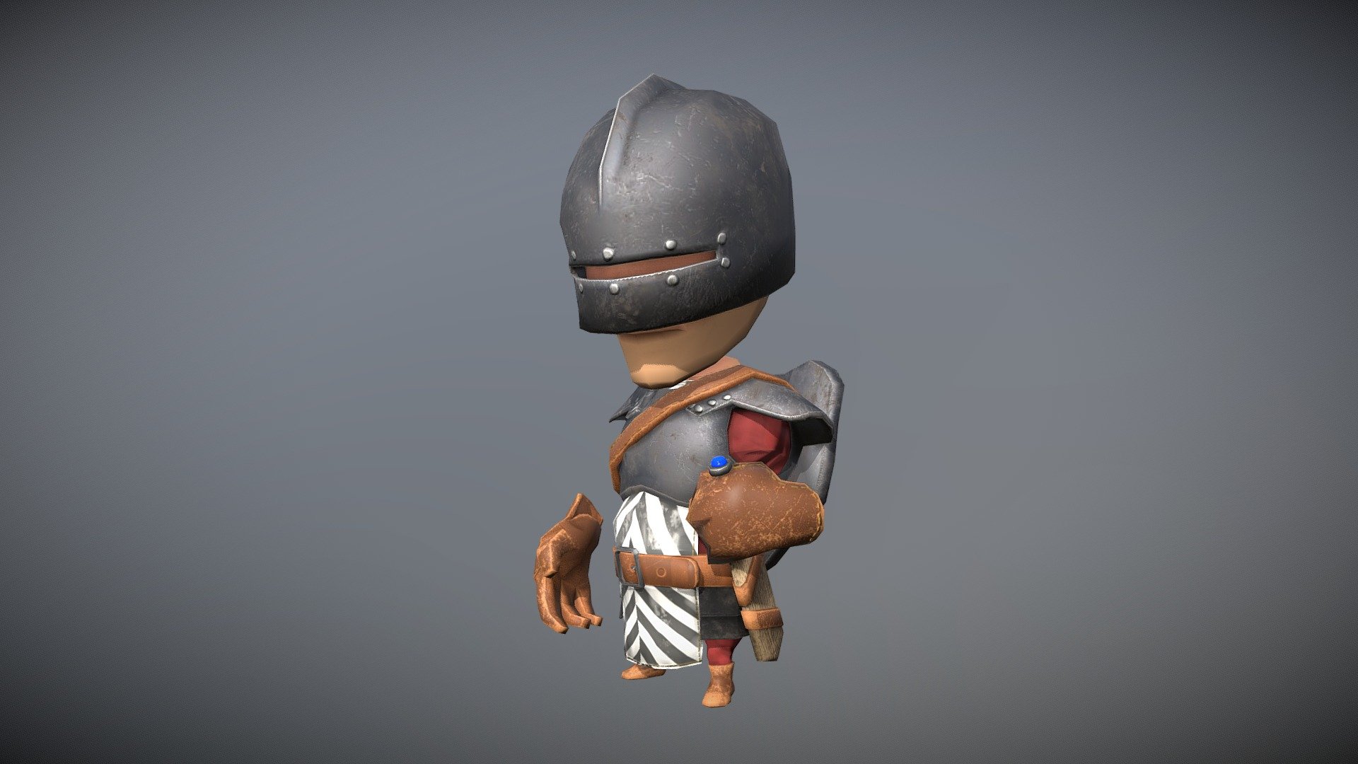 Chibi Knight - 3D model by LastDies [22212a2] - Sketchfab