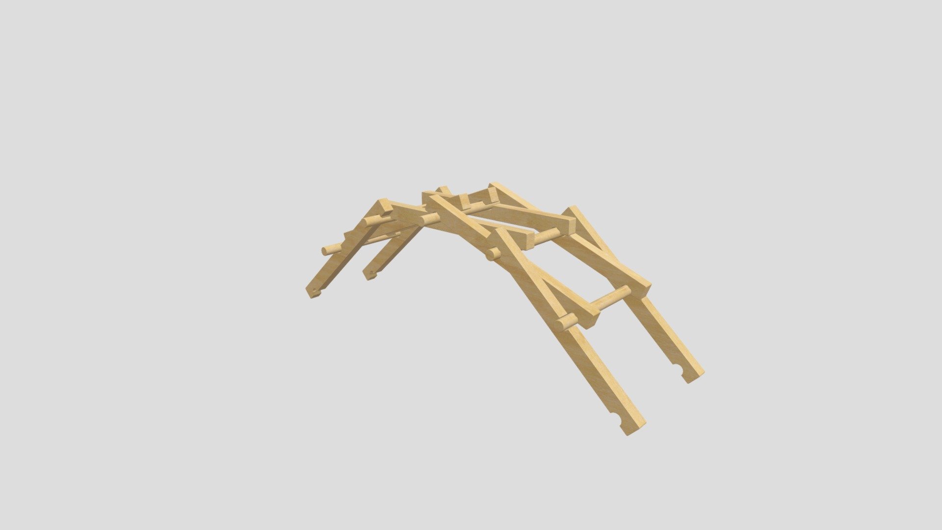 Leonardo da Vinci Bridge - 3D model by Yar (@ygol) [2222a00] - Sketchfab