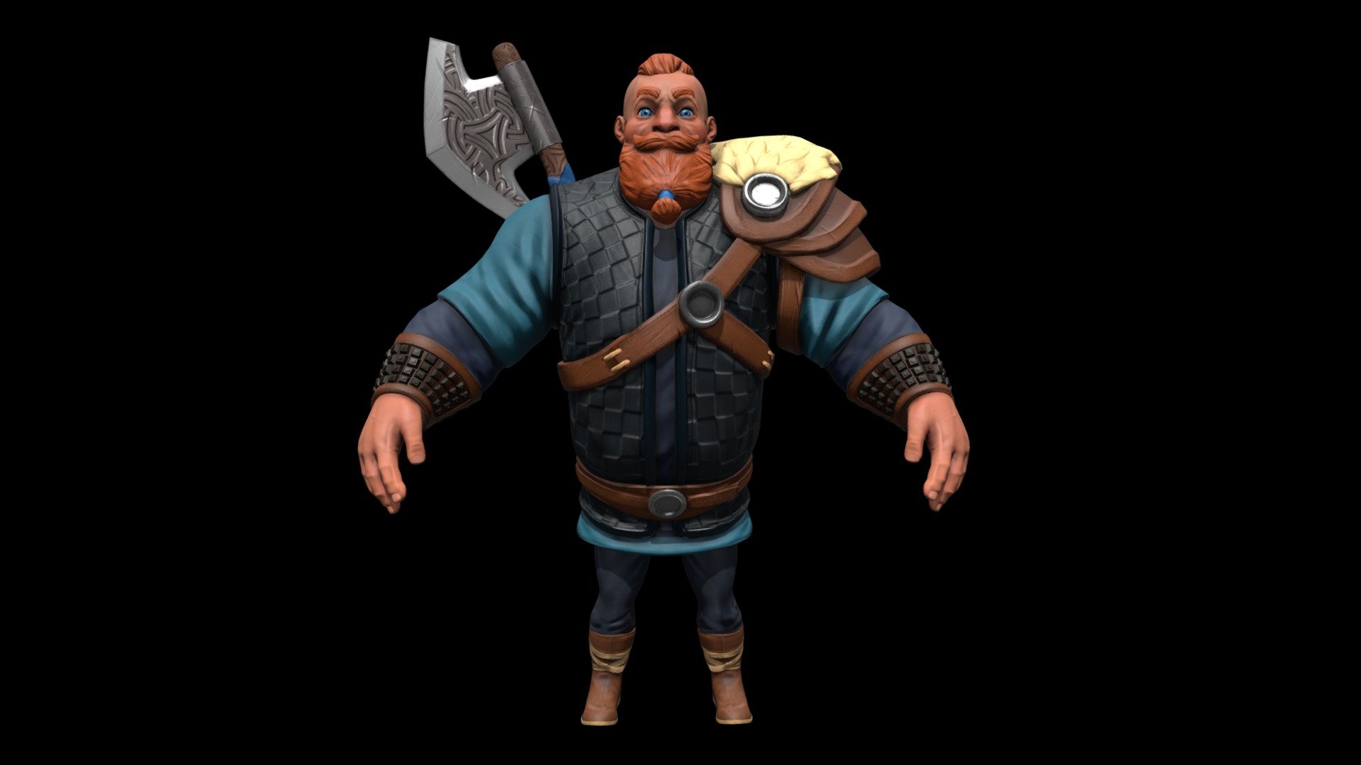 Stylized Vikin - 3D model by NSenna [222317f] - Sketchfab