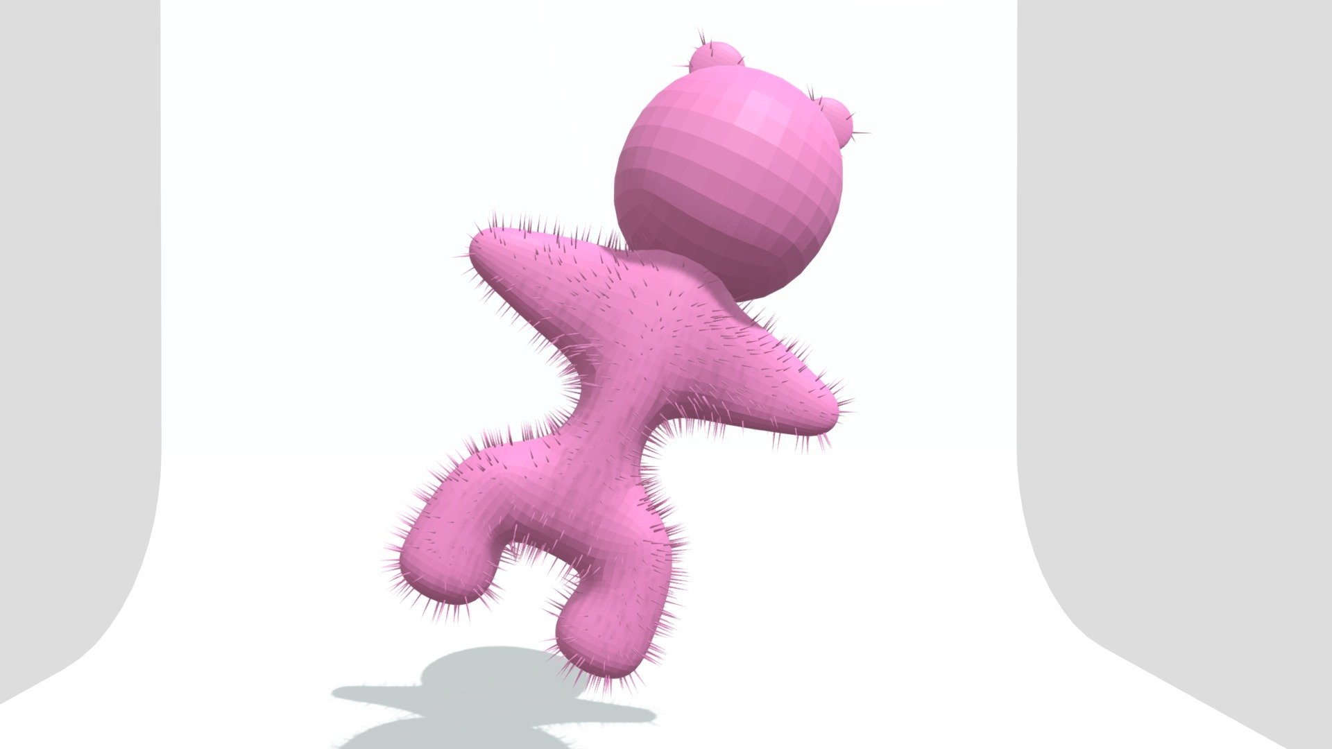 Fuzzy Creature - Made With Python (Some of it) - Download Free 3D model ...