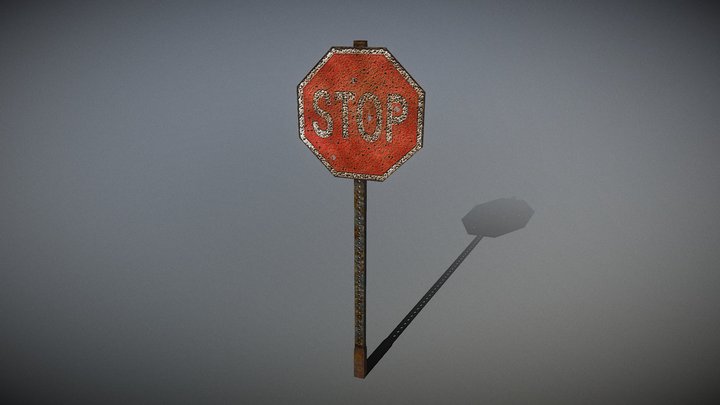 Stop-sign 3D models - Sketchfab