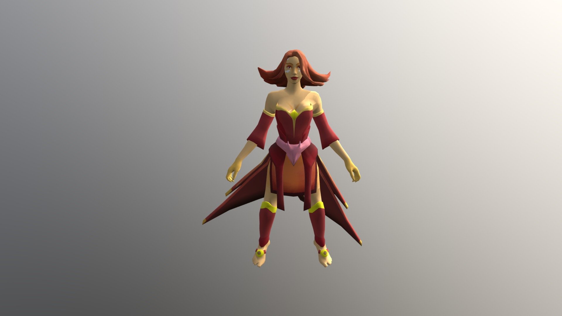 Modelo Dota2 Lina - 3D model by borjaruizflorida [222609e] - Sketchfab