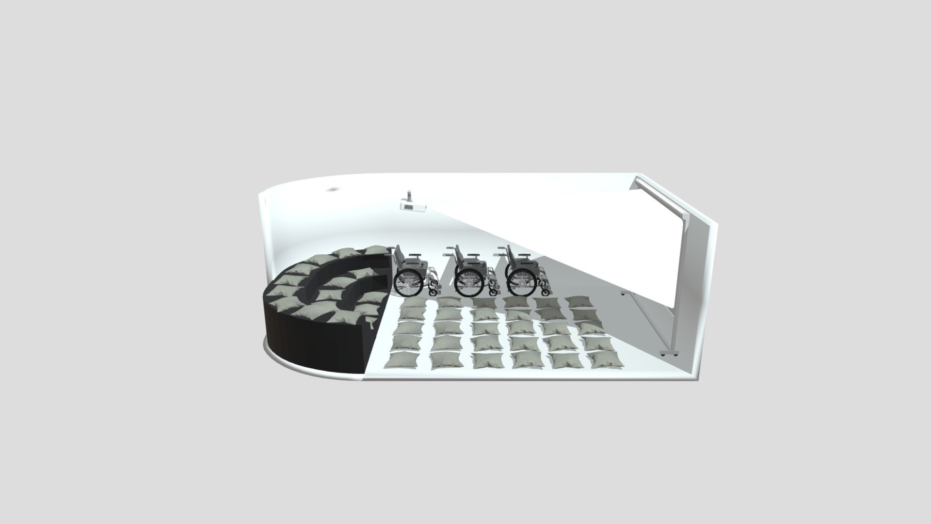Projection Room Installation FINAL - Download Free 3D model by ...