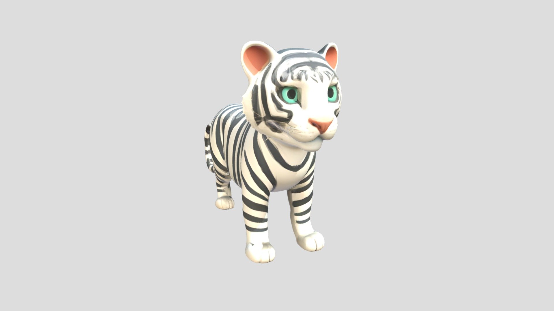 Frostbite – The White Cub Guardian - Download Free 3D model by ...