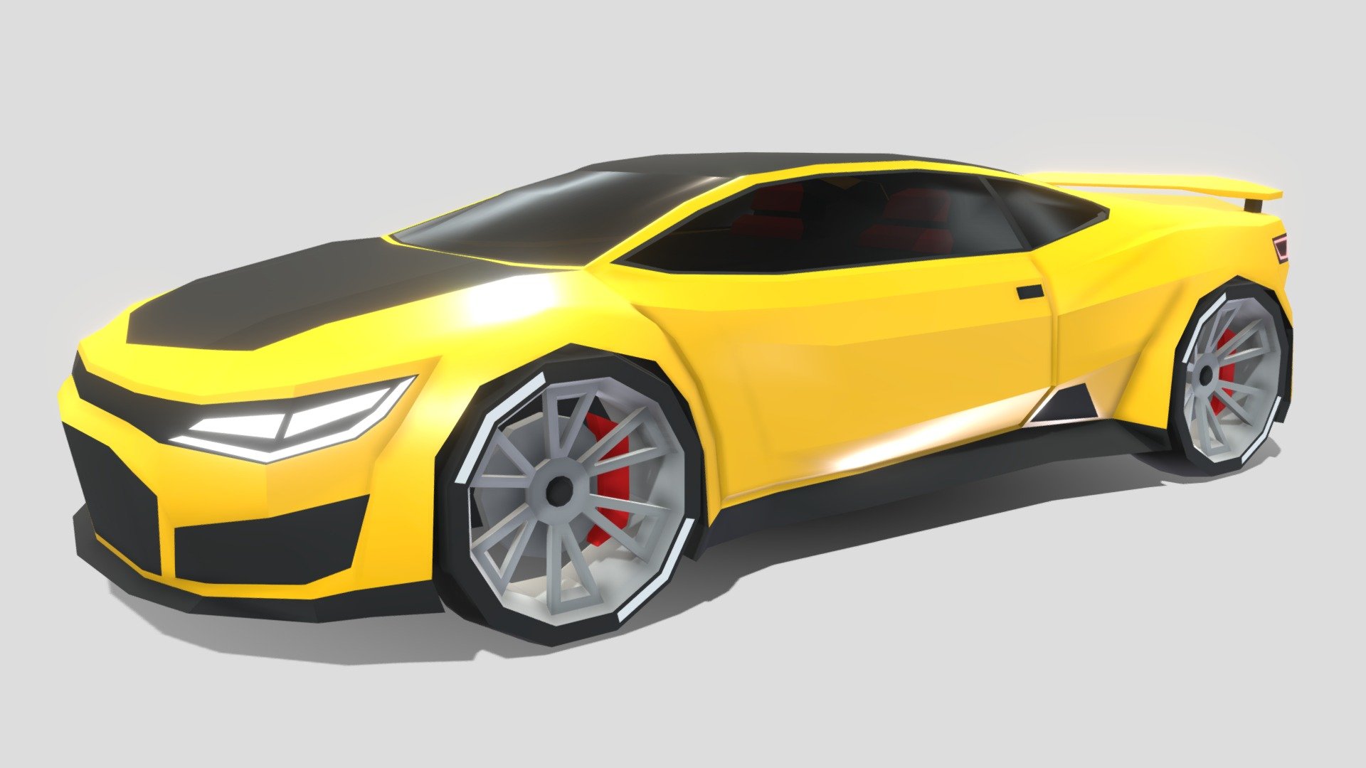 Low Poly Super Car 07 - Buy Royalty Free 3D model by SharkyStudios ...